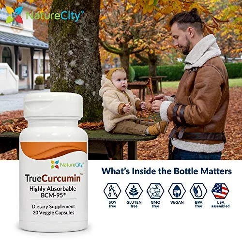 True-Curcumin With 500Mg Of Highly Absorbable Bcm-95 Curcumin ...
