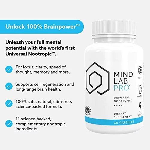 Mind Lab Pro Universal Nootropic Brain Booster Supplement For Focus ...