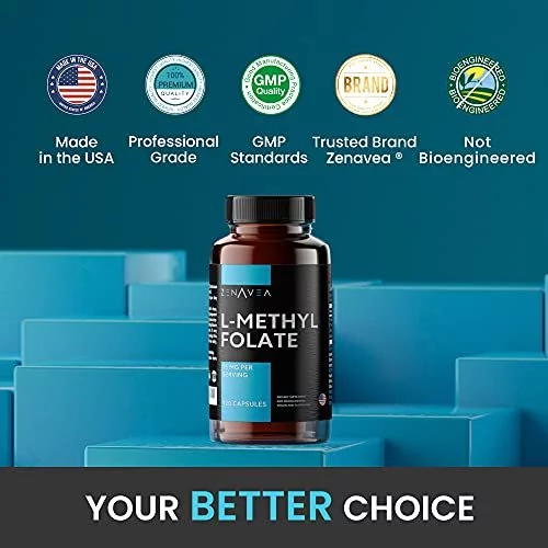 L-Methylfolate 15Mg - L Methyl Folate Supplement, 5-Mthf For Folic Acid ...