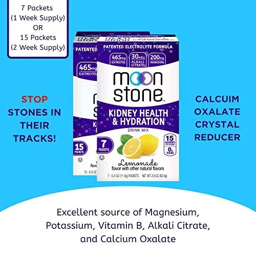 Moonstone Stone Stopper & Kidney Support Drink Mix, Keto Electrolyte ...