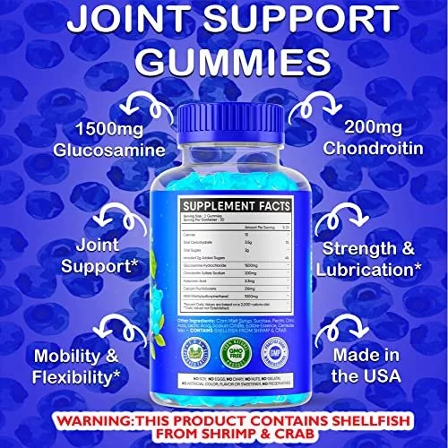 Supplebears Glucosamine Chondroitin Gummies - Joint Support Gummies ...