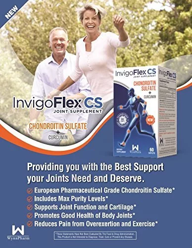 Invigoflex Cs - Chondroitin Sulfate With Turmeric Curcumin Non Gmo For ...