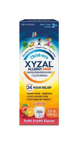 Xyzal Children's Oral Solution, 5 fl. oz., 24-Hour Allergy Relief for ...