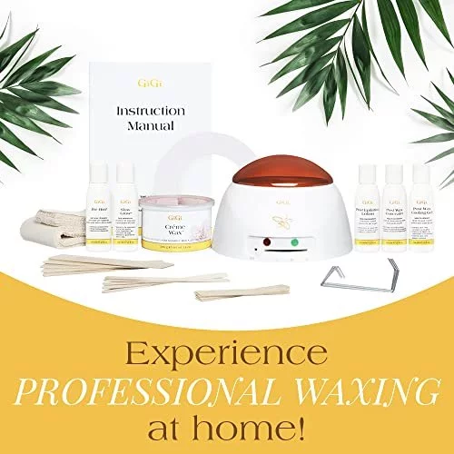 GiGi Student Starter Hair Removal Kit, Ultimate Waxing Set for ...