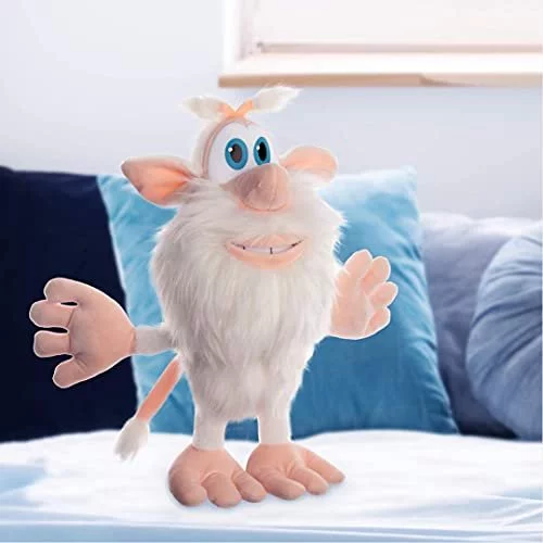 Booba Collectible Plush with Light Up Eyes Stuffed Toy from Netflix Show Booba Cute Soft Stuffed Plush Plush Doll for Kids Night Light Compan Imported Products from USA iBhejo