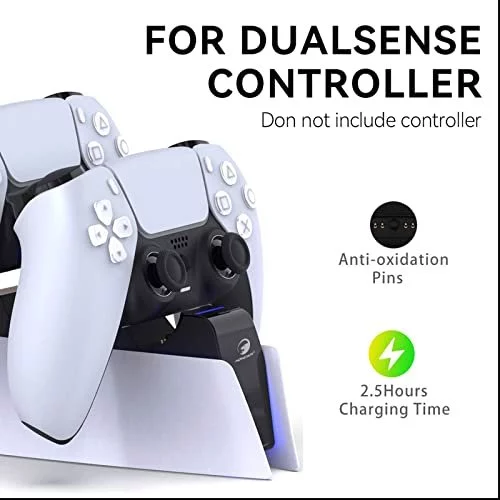 Ps5 Controller Charging Station,Playstation 5 Controller with Fast ...