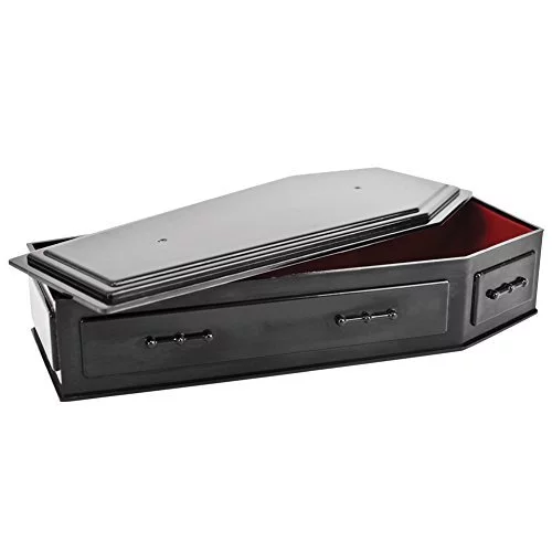 Black Plastic Coffin For Wrestling Action Figures - Imported Products ...