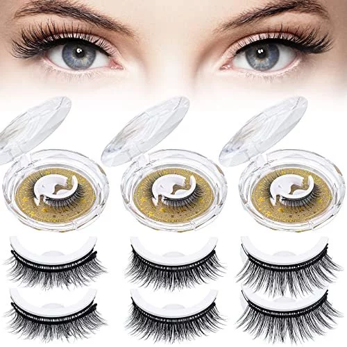 Stick on false eyelashes store