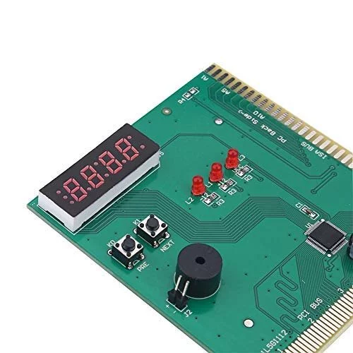 PC Motherboard Diagnostic Card 4-Digit PCI & ISA Analyser Diagnostic ...