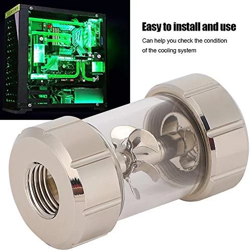 G1 / 4 Thread Water Flow Meter,SLJ-JX2 Water Cooling Flow Indicator ...