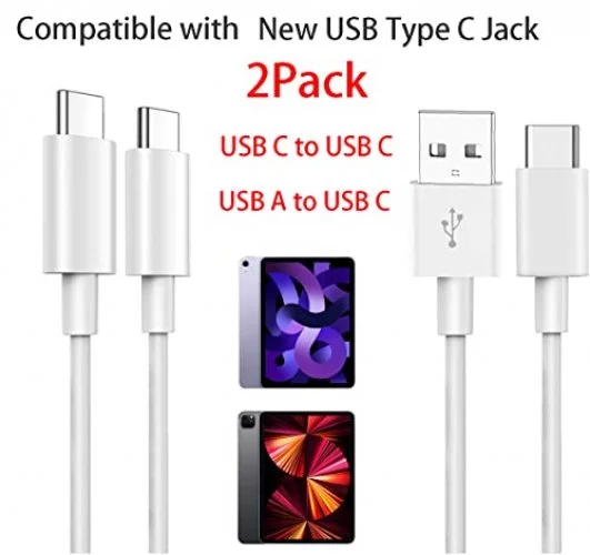 6Ft USB A to USB C Fast Charger Cable for iPad 10.9 inch (10th Gen ...