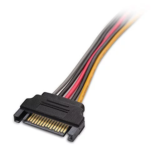 Cable Matters 3-Pack 15 Pin SATA Power Extension Cable 12 Inches, SATA ...