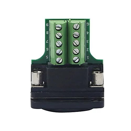 QIANRENON DB9 Panel Mount Terminal RS232 Serial to Terminal Female ...