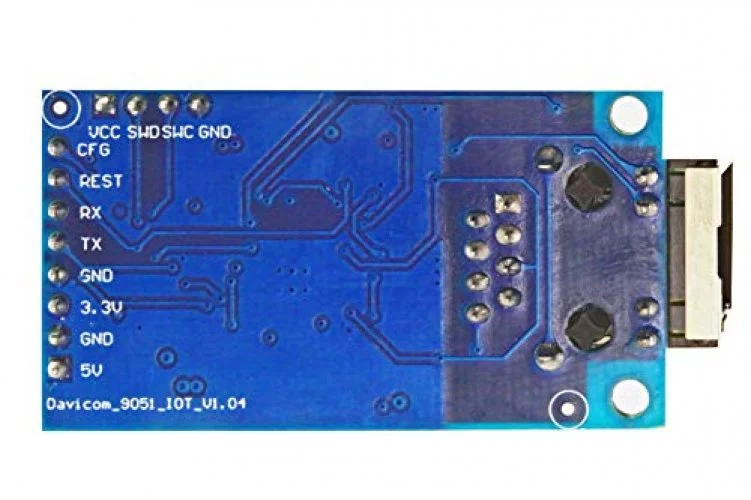 Davicom DM9051NP Serial TTL to Ethernet Module TCP/IP UDP Converter IOT RS232 RJ45 SPI Interface ...