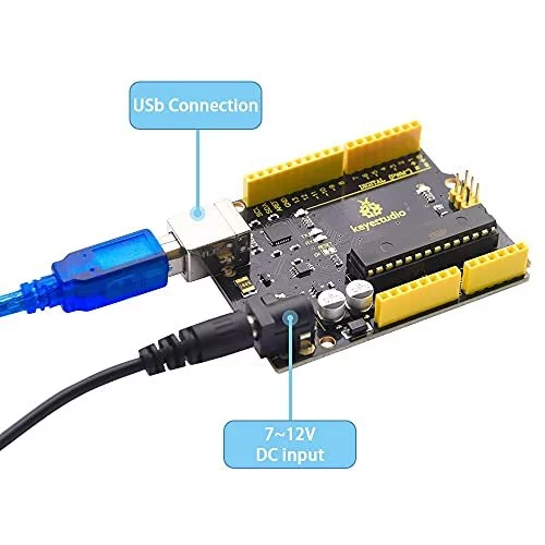 KEYESTUDIO V4.0 Development Board for Arduino UNO R3 with USB Cable - Imported Products from USA ...