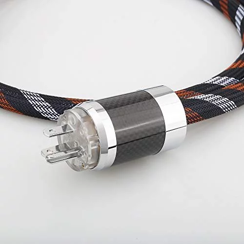 Audiocrast Hifi Power Cord, 6.6Ft/2M, 125V 15A, High-End Amplifier ...