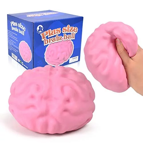 YIQUDUO Plus Size Large Brain Squishy Squeeze Ball Giant Jumbo Big ...