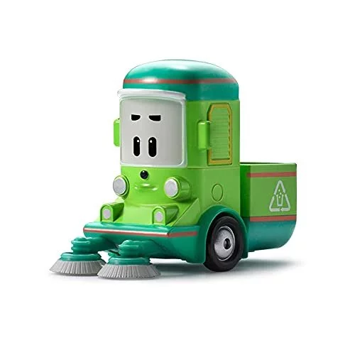 Robocar Poli, CLEANY DIE-CAST Metal Toy Cars, Broomstown Sweeper Truck ...