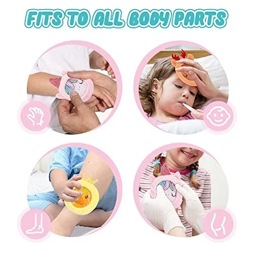 Hilph Ice Packs For Kids Boo Boos Kid Gel Beads Ice Packs With Cute Soft Sleeve For Toddler Baby Injuries Cold Packs For Hot Cold Compress Fever Imported Products from USA