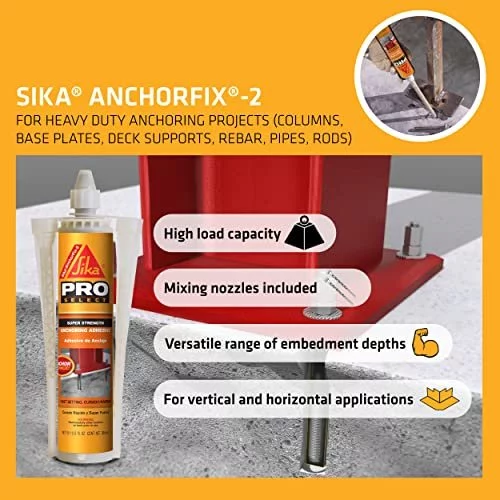 Sika Anchorfix-2, super strength anchoring adhesive, Two component ...