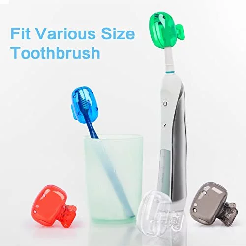 Waenerec 6 Pack Toothbrush Covers Portable Toothbrush Protector ...