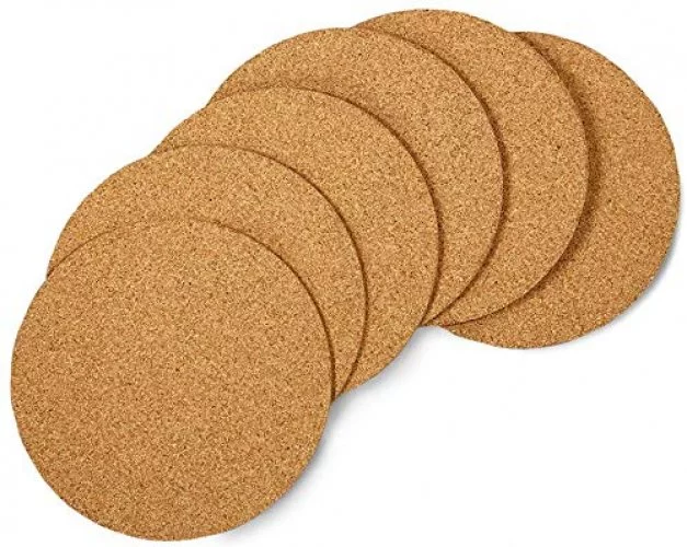 Wandeful 36 Pack Cork Drink Coasters Round 1 8 Thick Home Bar and Kitchen Essential Reusable Absorbent Eco Friendly DIY Project Tile Craft Board Res Imported Products from USA iBhejo