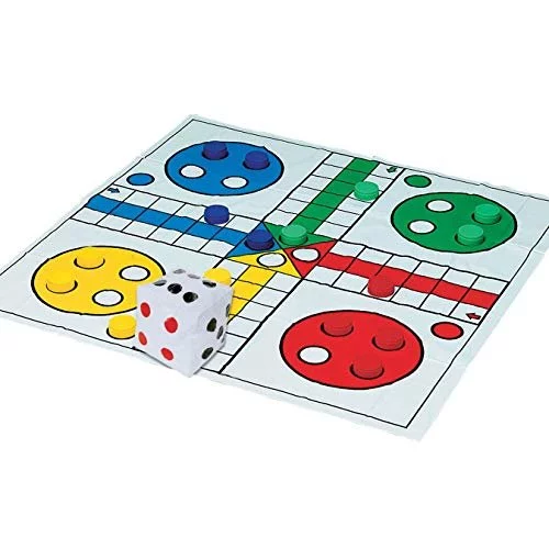 S&S Worldwide Jumbo Ludo Game. Kids Will Love Giant 40" Sqaure Vinyl ...