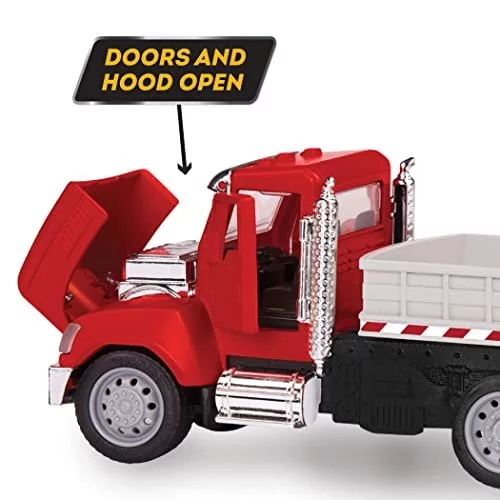 Driven By Battat Micro Flatbed Truck Toy Truck With Trailer & Miniature ...