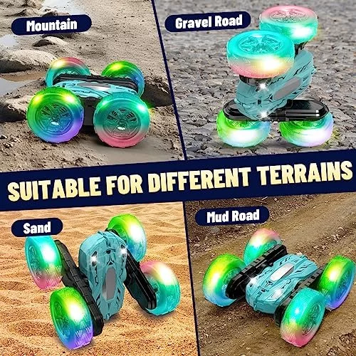 Traverse Star Remote Control Car 360 Rotating Rc Cars, 2.4Ghz Double ...
