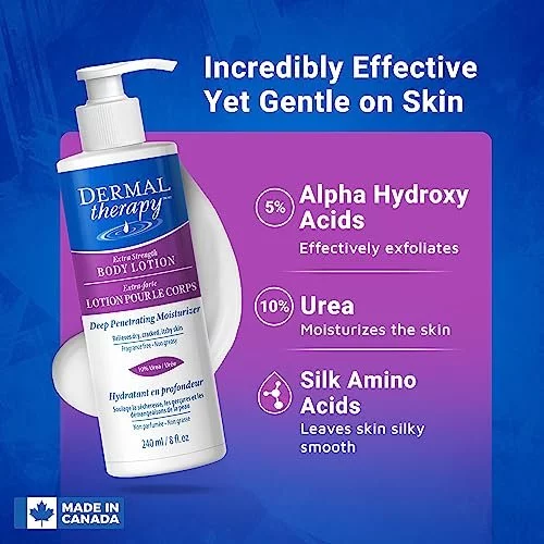 Dermal Therapy Extra Strength Body Lotion Hydrating Treatment Restores Moisture To Heal Dry Cracked Itchy Skin 5 Alpha Hydroxy Acids And 10 U Imported Products from USA iBhejo