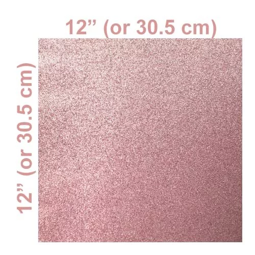 Pink Glitter Cardstock Paper Rose Gold Pink Glitter Cardstock (10