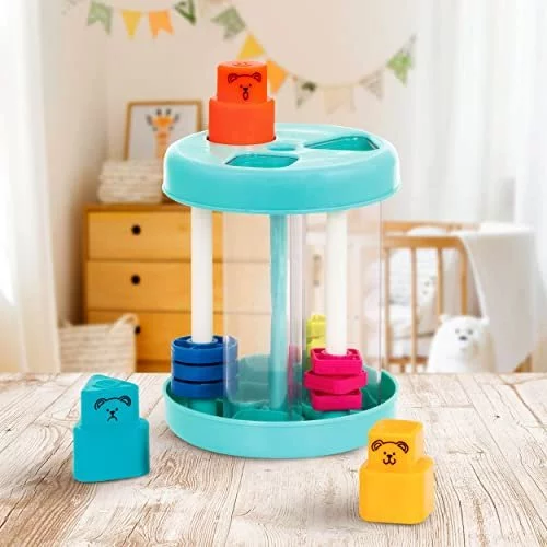 Battat Shape Sorter Colorful Sorting Toy 3 Shapes & Sounds Educational ...