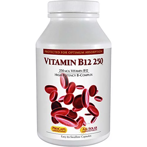 Andrew Lessman Vitamin B12 250 360 Capsules Absorption-Protected ...