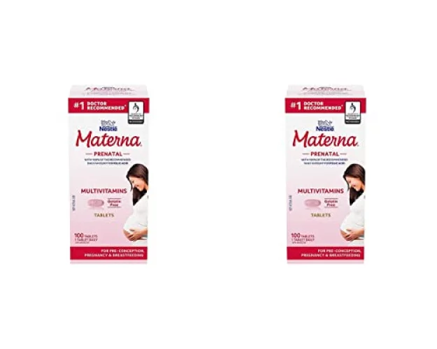 Materna Nestle Prenatal Postpartum Vitamin & Mineral Supplement 100 ...