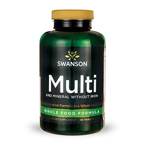 Swanson Multi and Mineral Without Iron Multimineral Multivitamin Health ...