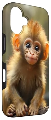 Cute Baby Monkey Case for iPhone 16 - Imported Products from USA - iBhejo