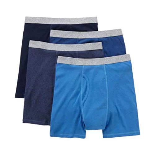 Stafford 4 Pack Boxer Briefs 100 Cotton X-Large Blues - Imported ...