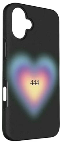 iPhone 16 Plus Angel Number 444 Heart Aura Aesthetic Case - Imported ...