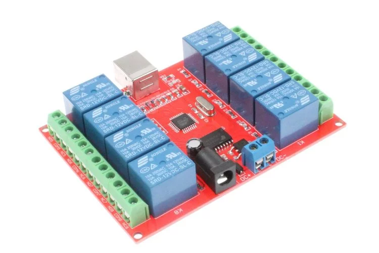 NOYITO 8-Channel 12V Computer USB Control Switch Relay Module Drive ...