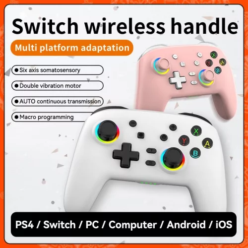 RALAN White Wireless Pro Controller Compatible with Nintendo ...