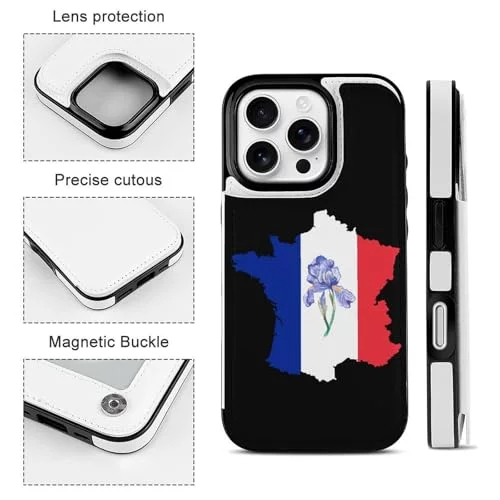 French Map Iris Odorifera French Flag Protective Shell Compatible with ...