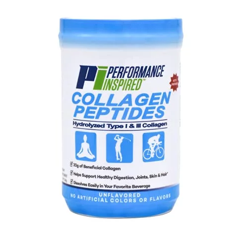 PERFORMANCE INSPIRED Nutrition Hydrolyzed Collagen Peptides Powder 18g ...