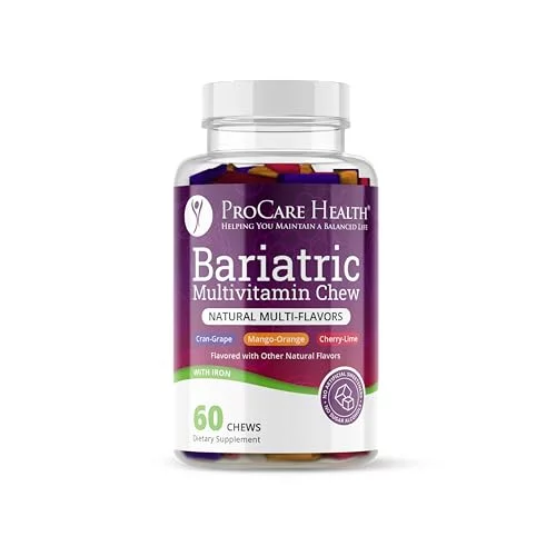 ProCare Health Bariatric Multivitamin Soft Chew 22.5mg Iron ...