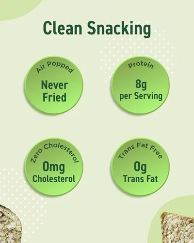 Darda Rice Chip - Seaweed Air-Popped Crispy Light Korean Rice Chips Low ...