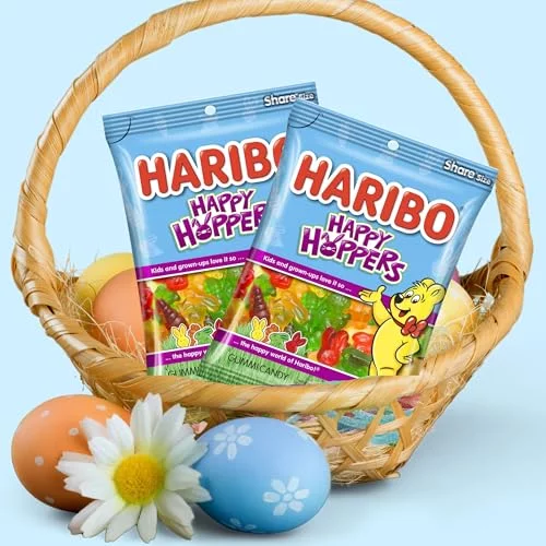 Haribo Happy Hoppers Gummi Candy 4 Oz 2 Pack - Imported Products from ...