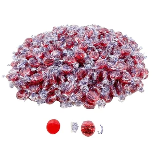 Sugar Free Fiery Cinnamon Hard Candy Discs -1 Lb Bag Individually ...