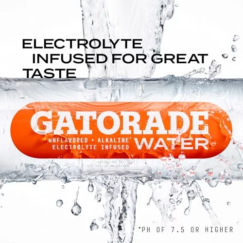 Gatorade Water Unflavored 20 Fl Oz Pack Of 12
