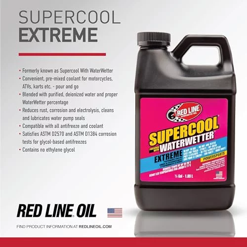 Red Line 80205 Supercool Extreme Powersports Coolant Fortified with ...