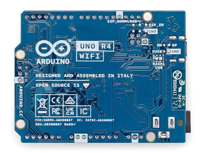 Arduino UNO R4 WiFi ABX00087 - Renesas RA4M1 ESP32-S3 - Wi-Fi Bluetooth ...