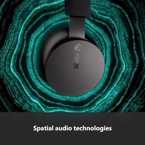Xbox Wireless Gaming Headset Over Ear Headphones Spatial Audio with ...